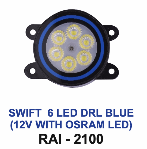 SWIFT 6 LED DRL BLUE (12V WITH OSRAM LED) RAI - 2100